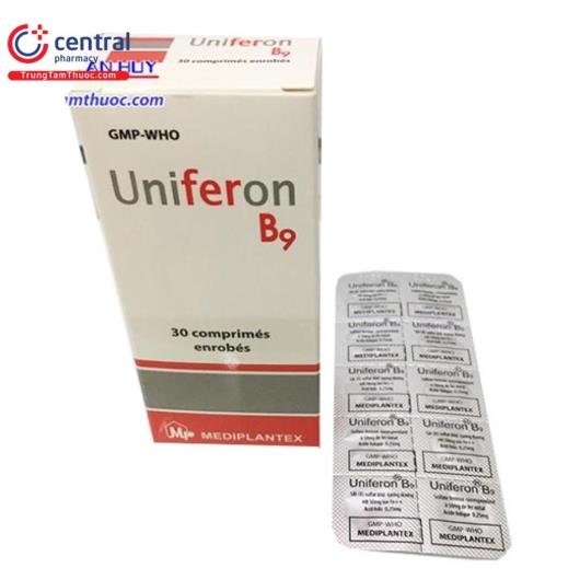 [CHÍNH HÃNG] Thuốc Uniferon B9 - Thuốc bổ sung Sắt và Acid Folic