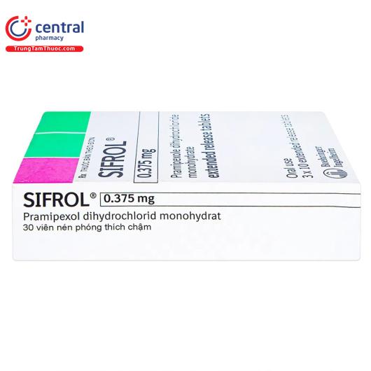 [CHÍNH HÃNG] Thuốc Sifrol 0,375mg - Điều trị Parkinson