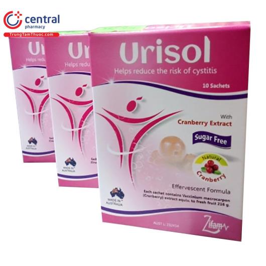 [CHÍNH HÃNG] Thuốc Urisol hỗ trợ điều trị viêm đường tiết niệu