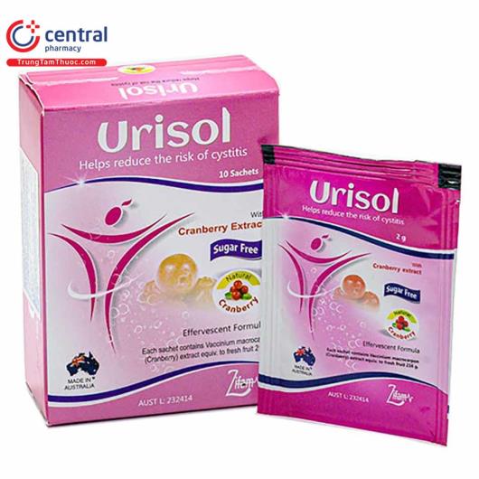[CHÍNH HÃNG] Thuốc Urisol hỗ trợ điều trị viêm đường tiết niệu