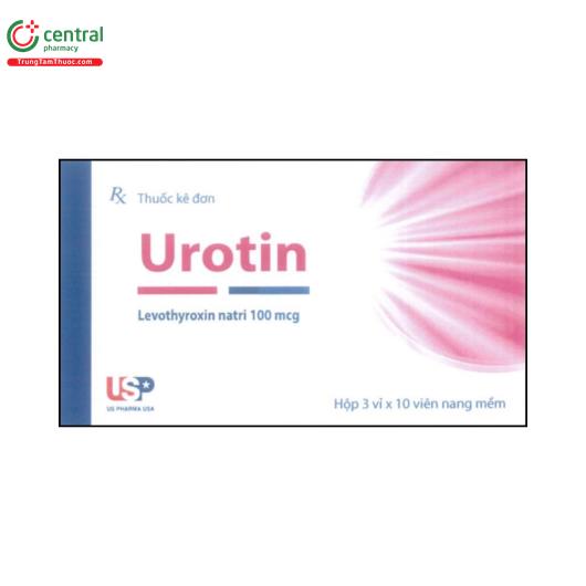 Thuốc Urotin 100mcg điều trị suy giáp bướu giáp và phòng tái phát sau ...