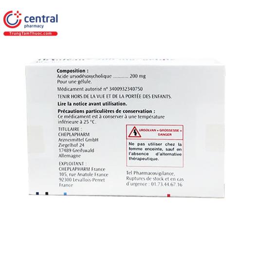 Thuốc Ursolvan 200mg - trị sỏi mật và các bệnh gan ứ mật mãn tính