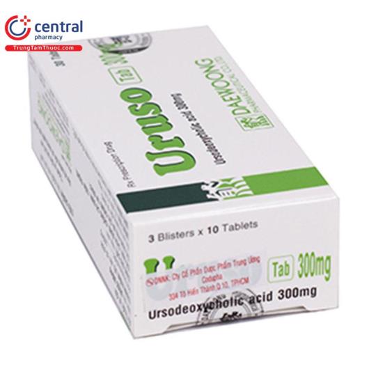 Thuốc Uruso Tab 300mg - Thuốc điều trị bệnh xơ gan, sỏi mật hiệu quả.