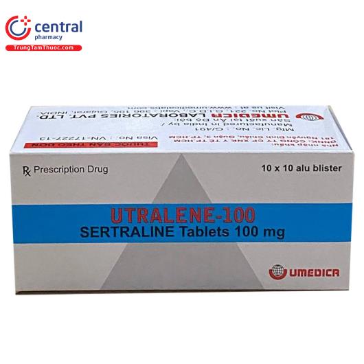 [CHÍNH HÃNG] Thuốc Utralene-100 - Thuốc điều trị trầm cảm