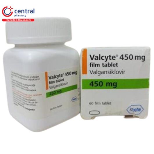 [CHÍNH HÃNG] Thuốc Valcyte 450mg - điều trị viêm võng mạc