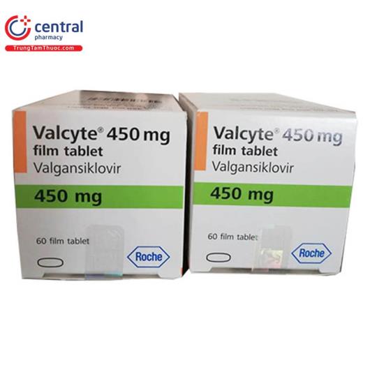 [CHÍNH HÃNG] Thuốc Valcyte 450mg - điều trị viêm võng mạc