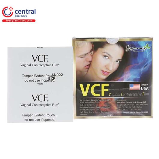 [CHÍNH HÃNG] Màng phim tránh thai VCF: tác dụng, cách dùng, giá bán