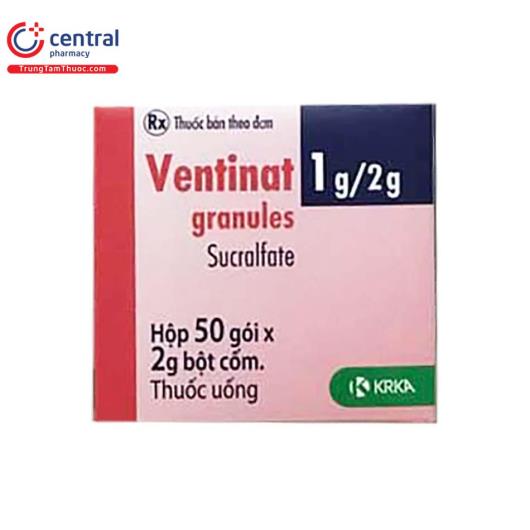 Thuốc Ventinat Granules 1g/2g - điều trị viêm loét dạ dày, tá tràng