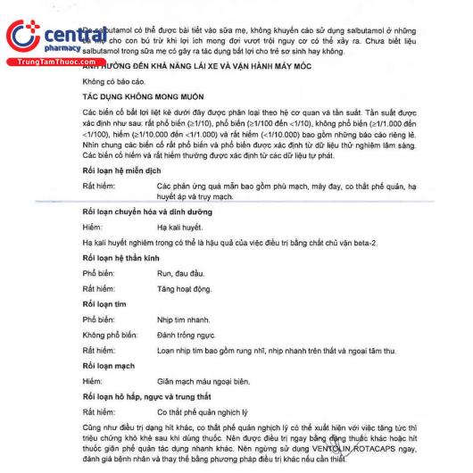 Thuốc Ventolin Rotacaps 200mcg - Thuốc điều trị hen phế quản