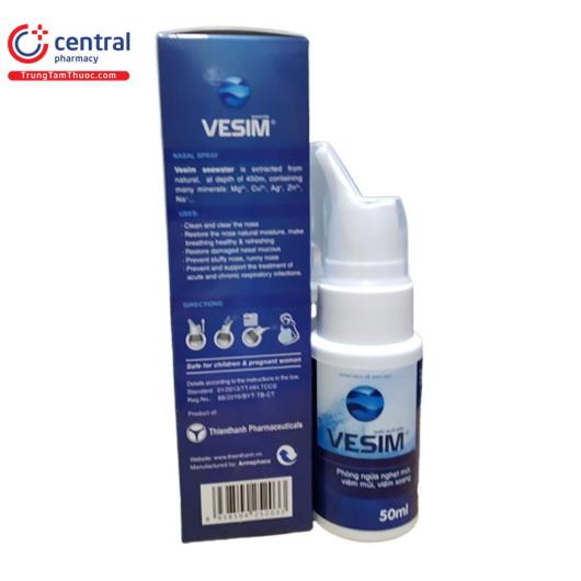 [CHÍNH HÃNG] Thuốc xịt mũi Vesim Người Lớn 50ml - ngăn ngừa viêm mũi