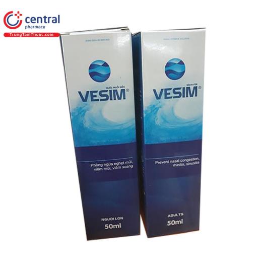 [CHÍNH HÃNG] Thuốc xịt mũi Vesim Người Lớn 50ml - ngăn ngừa viêm mũi