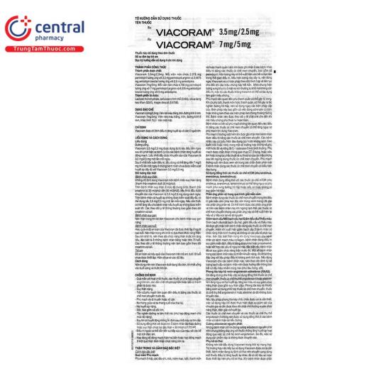 Thuốc Viacoram 7mg/5mg - Thuốc điều trị tăng huyết áp