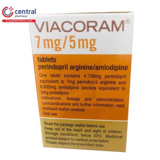Thuốc Viacoram 7mg/5mg - Thuốc điều trị tăng huyết áp