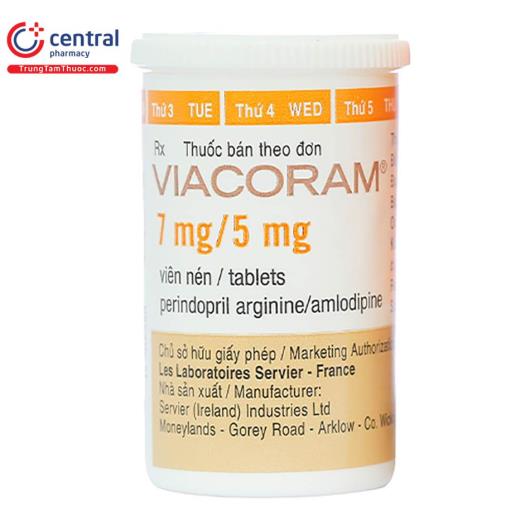 Thuốc Viacoram 7mg/5mg - Thuốc điều trị tăng huyết áp