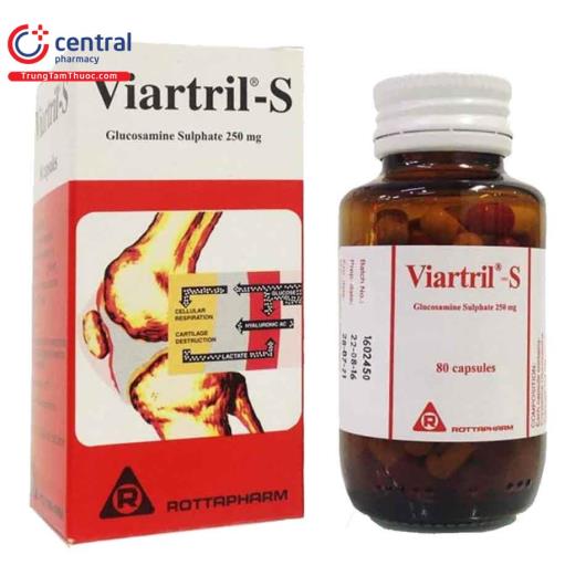 [CHÍNH HÃNG] Thuốc Viartril-S 250mg (Hộp 80 viên)