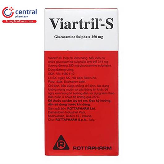 [CHÍNH HÃNG] Thuốc Viartril-S 250mg (Hộp 80 viên)