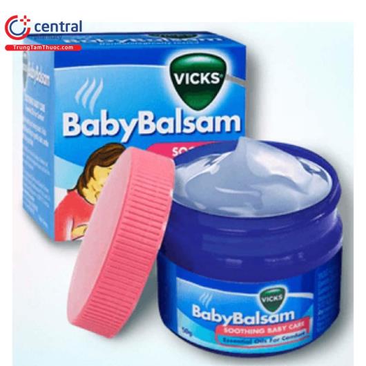 Vick Baby Balsam - Dầu xoa giữ ấm, giảm ho cho bé