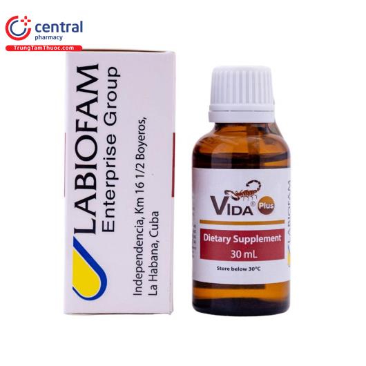 [CHÍNH HÃNG] Thuốc Vida Plus 30ml - Nọc bọ cạp xanh trị ung thư