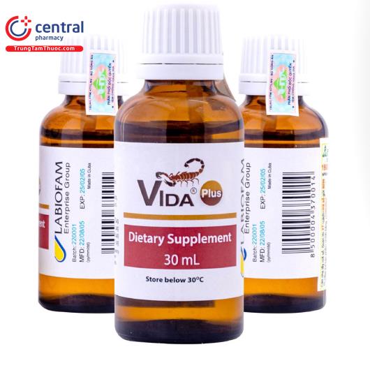 [CHÍNH HÃNG] Thuốc Vida Plus 30ml - Nọc bọ cạp xanh trị ung thư