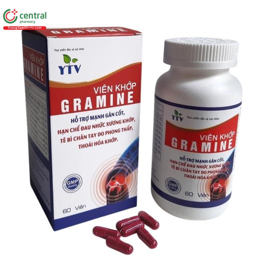 Thuốc Viên Khớp Gramine hỗ trợ mạnh gân cốt, giảm đau nhức xương khớp