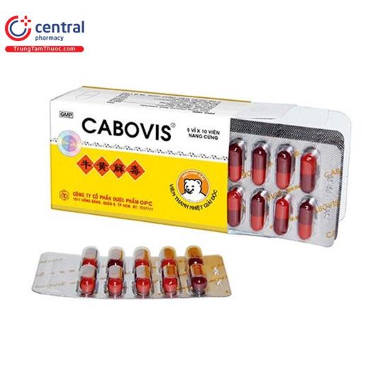 [CHÍNH HÃNG] Viên Thanh Nhiệt Giải Độc Cabovis: cách dùng