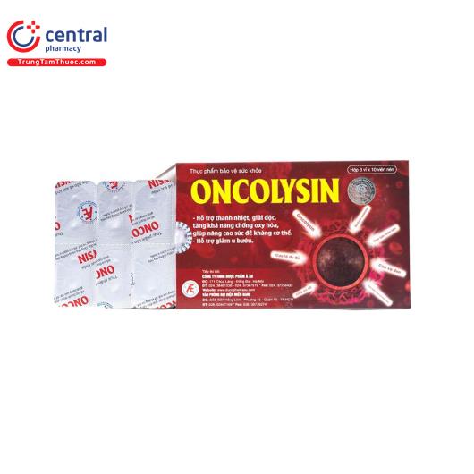 [CHÍNH HÃNG] Viên uống Oncolysin giảm nguy cơ mắc các bệnh ung bướu