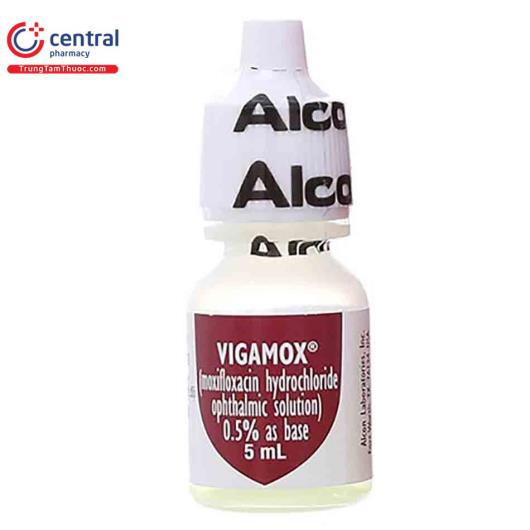[CHÍNH HÃNG] Thuốc nhỏ mắt Vigamox 5ml trị nhiễm khuẩn, viêm kết mạc