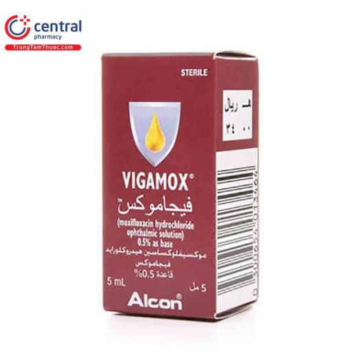 [CHÍNH HÃNG] Thuốc nhỏ mắt Vigamox 5ml trị nhiễm khuẩn, viêm kết mạc
