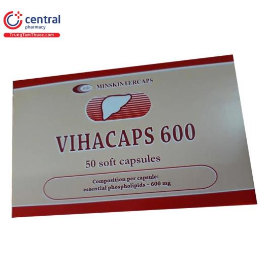 [CHÍNH HÃNG] Thuốc Vihacaps 600mg điều trị và phục hồi chức năng gan