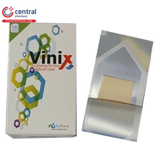 Thuốc Vinix 50mg - ngăn ngừa cương dương, kéo dài thời gian quan hệ