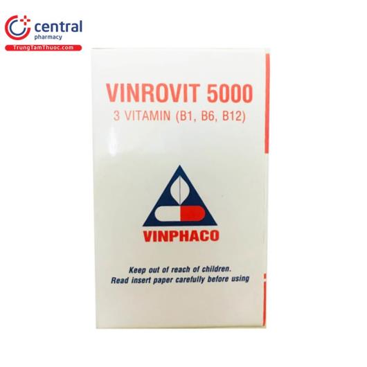[CHÍNH HÃNG] Thuốc Vinrovit 5000 bổ sung vitamin nhóm B cho cơ thể