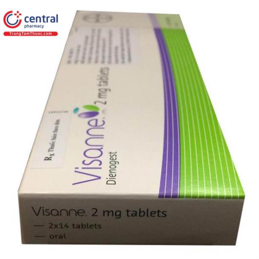 Thuốc Visanne 2mg tablets (Dienogest) điều trị nội mạc tử cung