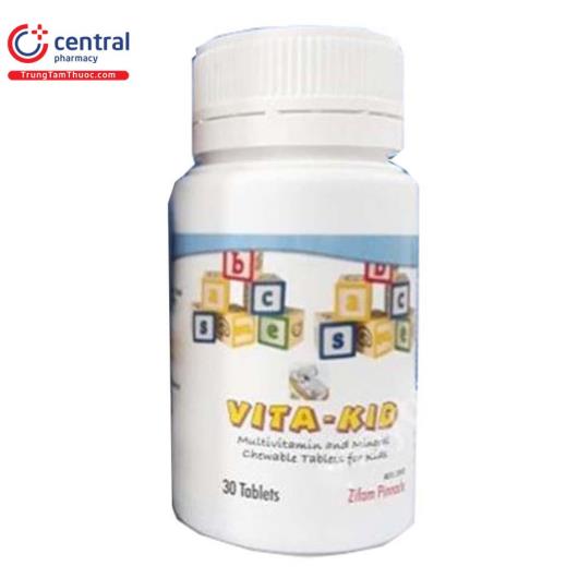[CHÍNH HÃNG]Thuốc Vita-Kid Zifam bổ sung vitamin, khoáng chất cho trẻ