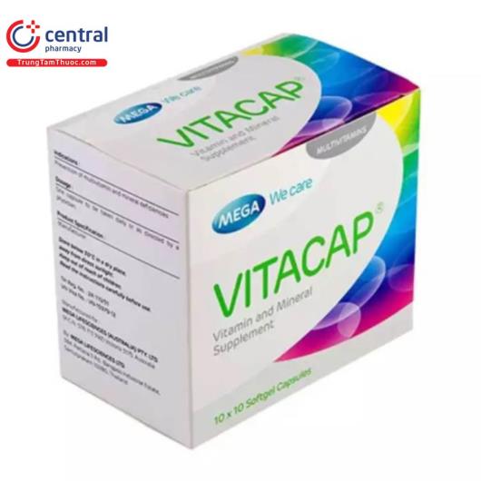 Thuốc Vitacap bổ sung vitamin và khoáng chất: liều dùng, giá bán