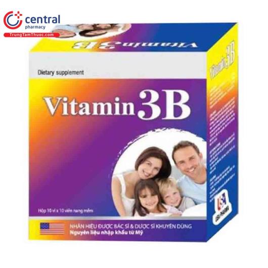 [CHÍNH HÃNG] Thuốc Vitamin 3B US Pharma USA cung cấp vitamin B