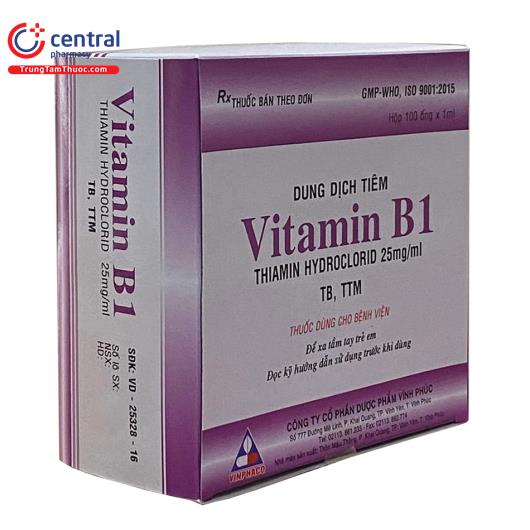 [CHÍNH HÃNG] Thuốc Vitamin B1 25mg/ml Vinphaco: cung cấp vitamin B1