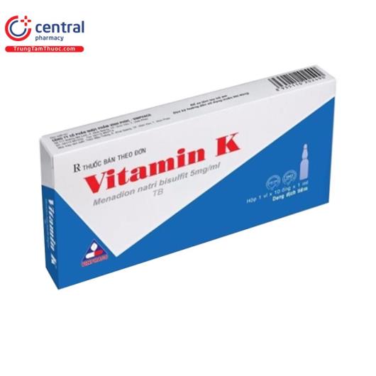 [CHÍNH HÃNG] Thuốc Vitamin K 5mg/ml Vinphaco: liều dùng và lưu ý