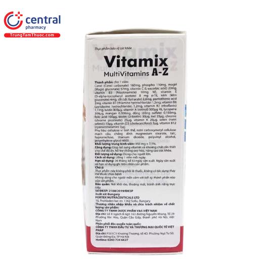 [CHÍNH HÃNG] Thuốc Vitamix MultiVitamins A-Z cho một cơ thể khỏe mạn