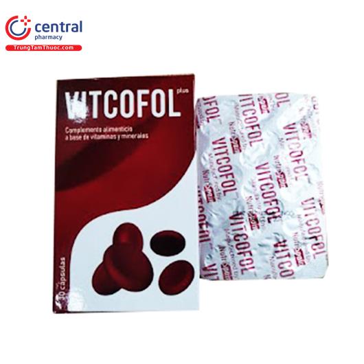 [CHÍNH HÃNG] Vitcofol Plus - Viên bổ máu, tăng sức đề kháng