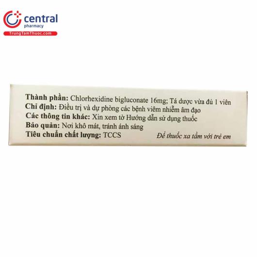 [CHÍNH HÃNG] Thuốc Vitrex 16mg - Thuốc đặt sát khuẩn âm đạo