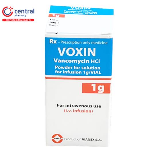 [CHÍNH HÃNG] Thuốc Voxin 1g điều trị nhiễm khuẩn: tác dụng
