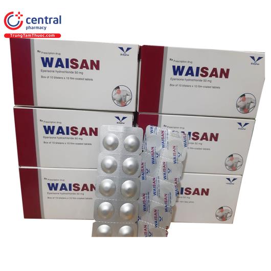 [CHÍNH HÃNG] Thuốc Waisan 50mg điều trị tăng trương lực cơ