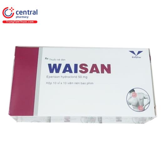 [CHÍNH HÃNG] Thuốc Waisan 50mg điều trị tăng trương lực cơ