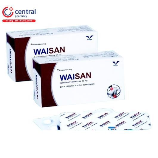 [CHÍNH HÃNG] Thuốc Waisan 50mg điều trị tăng trương lực cơ