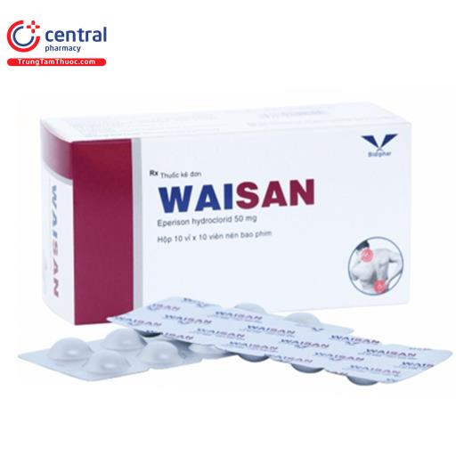 [CHÍNH HÃNG] Thuốc Waisan 50mg điều trị tăng trương lực cơ