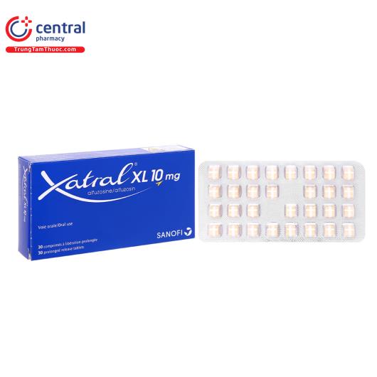 Thuốc Xatral XL 10mg - điều trị tăng sinh lành tính tiền liệt tuyến