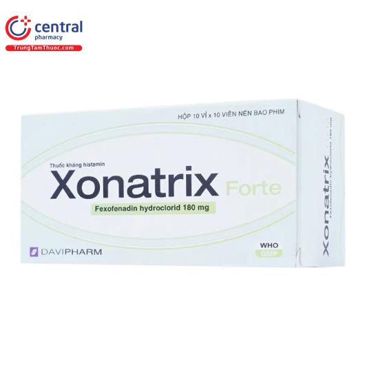 Thuốc chống dị ứng Xonatrix Forte: chỉ định, liều dùng