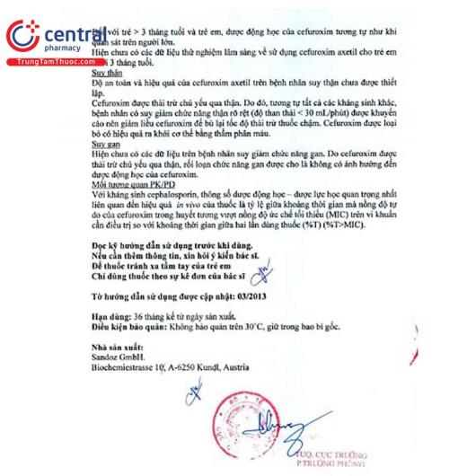 Thuốc Xorimax 250mg: tác dụng, liều dùng, chống chỉ định