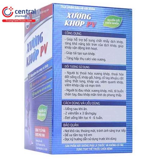 Thuốc Xương khớp PV - Giải pháp điều trị hiệu quả cho thoái hoá khớp