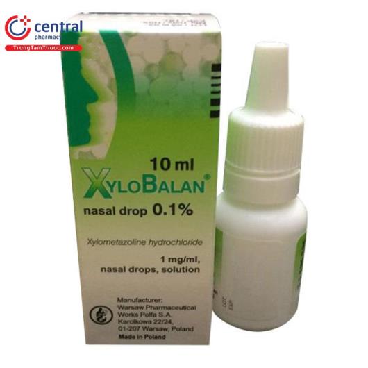 Thuốc nhỏ mũi XyloBalan 0,1% - Thuốc điều trị ngạt mũi, sổ mũi